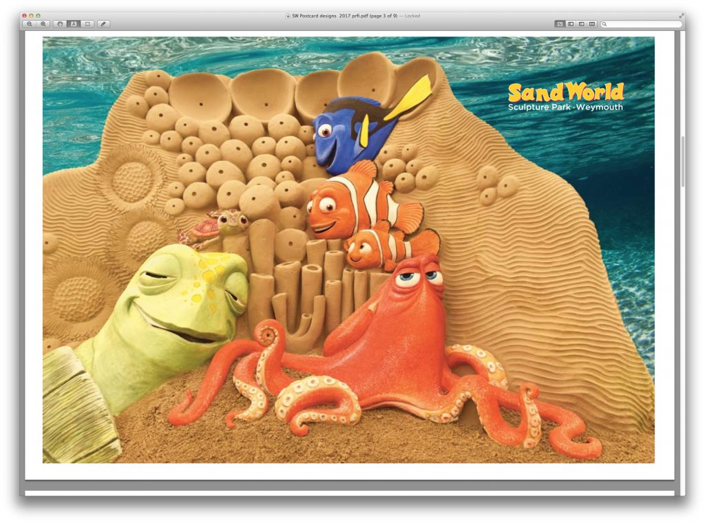 NEMO POSTCARD - Sand World